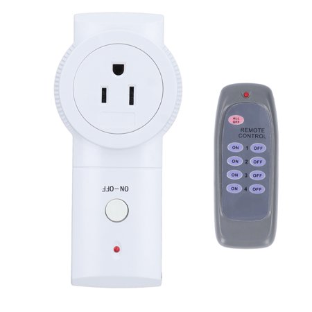 Remote Control Outlet, Wide Matching 1800W Plug Socket For Appliance ...