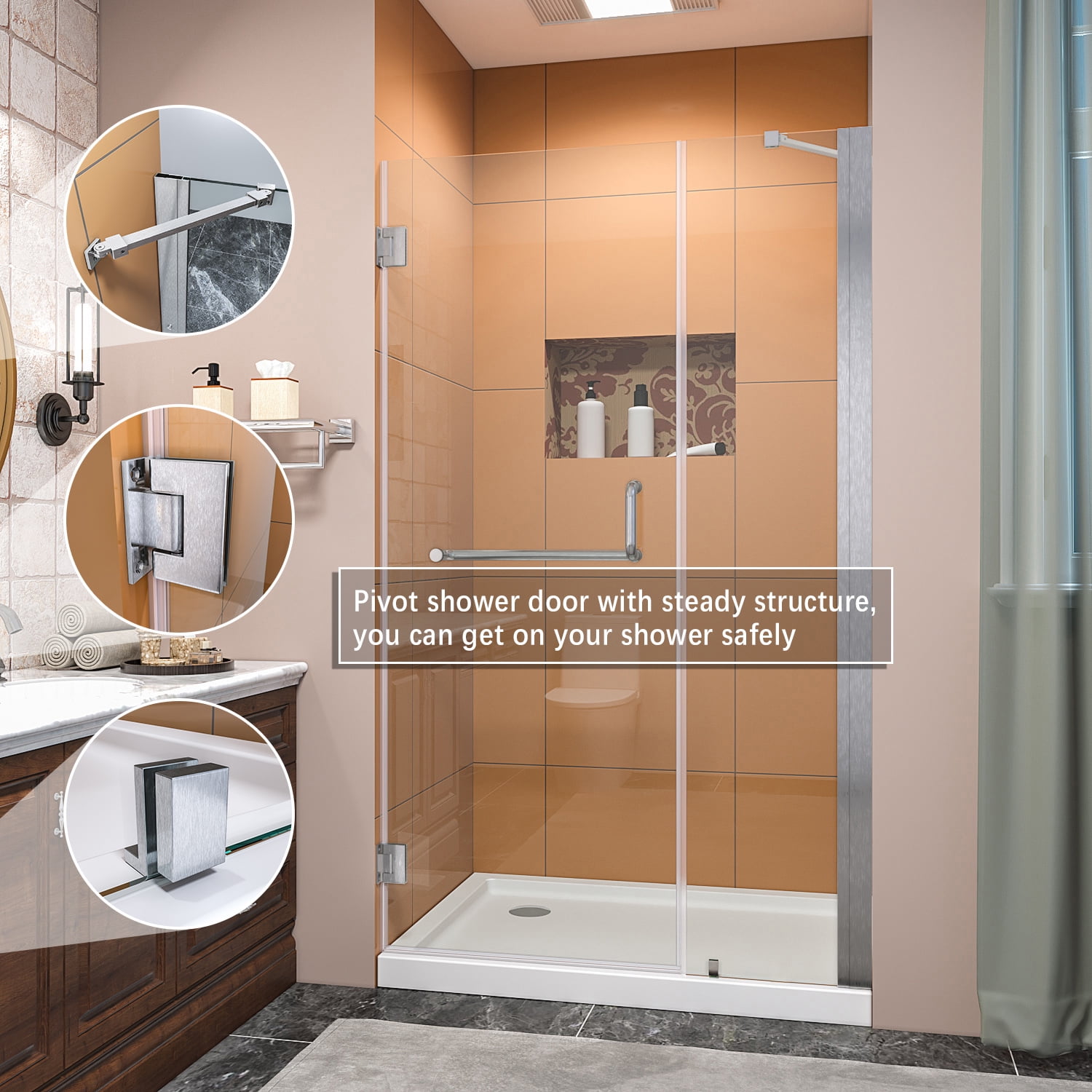 Glass Pivot Shower Doors