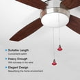 Ceiling Fan Pull Chain, 2 Pack 12" Decorative Diamond Pendant Chain ...