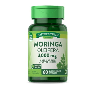 Organic Moringa 90 Capsules 1000mg - Immune System and Energy Booster ...