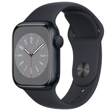 Apple Watch Series 7 GPS, 45mm Midnight Aluminum Case with Midnight ...