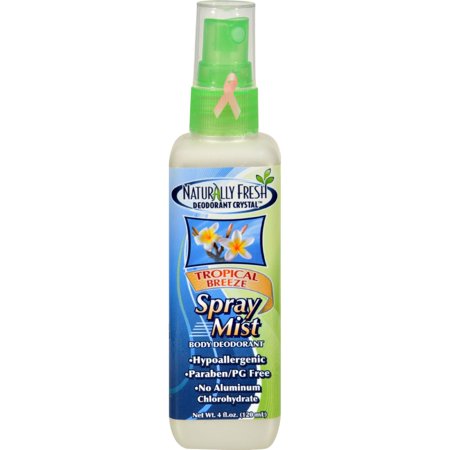 Naturally Fresh Spray Body Deodorant, Tropical Breeze, 4 Oz - Walmart.com