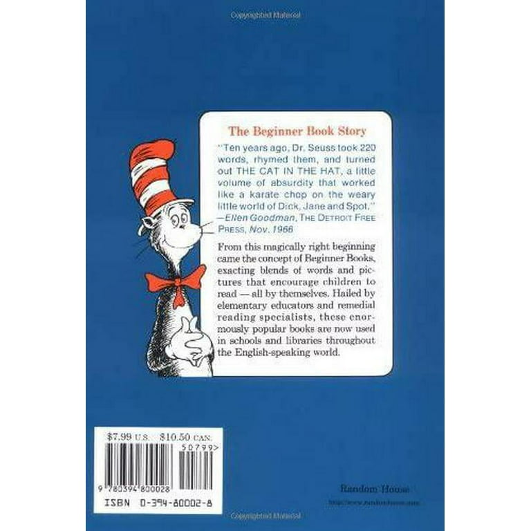 The Cat In The Hat Comes Back Book Cover