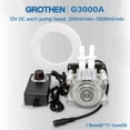 Adjustable Peristaltic Pump 50-500 ml/min (0.013-0.13GPH) Power Adapter ...