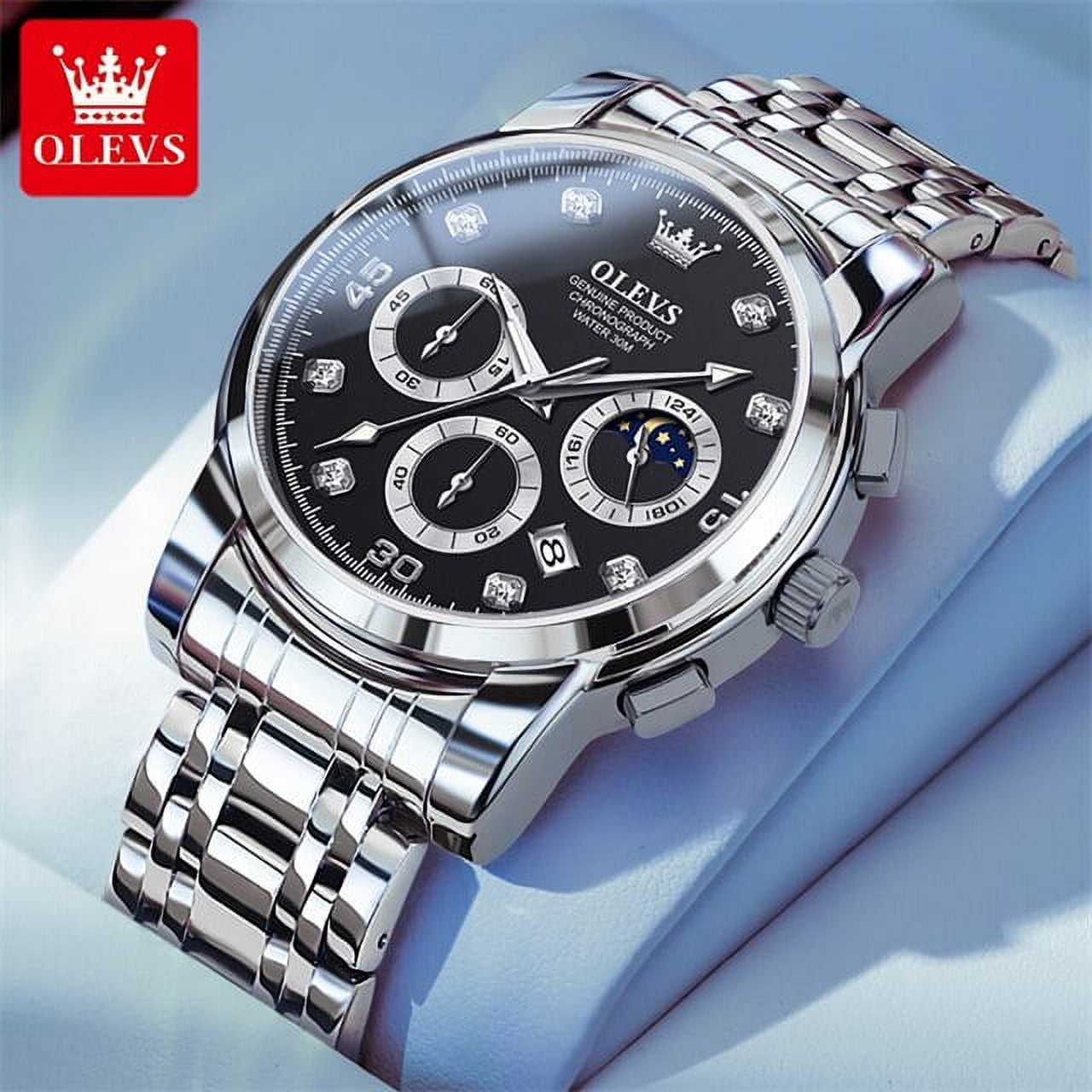 Click here for Original Olevs Quartz Watch For Men Chronograph Lu... prices