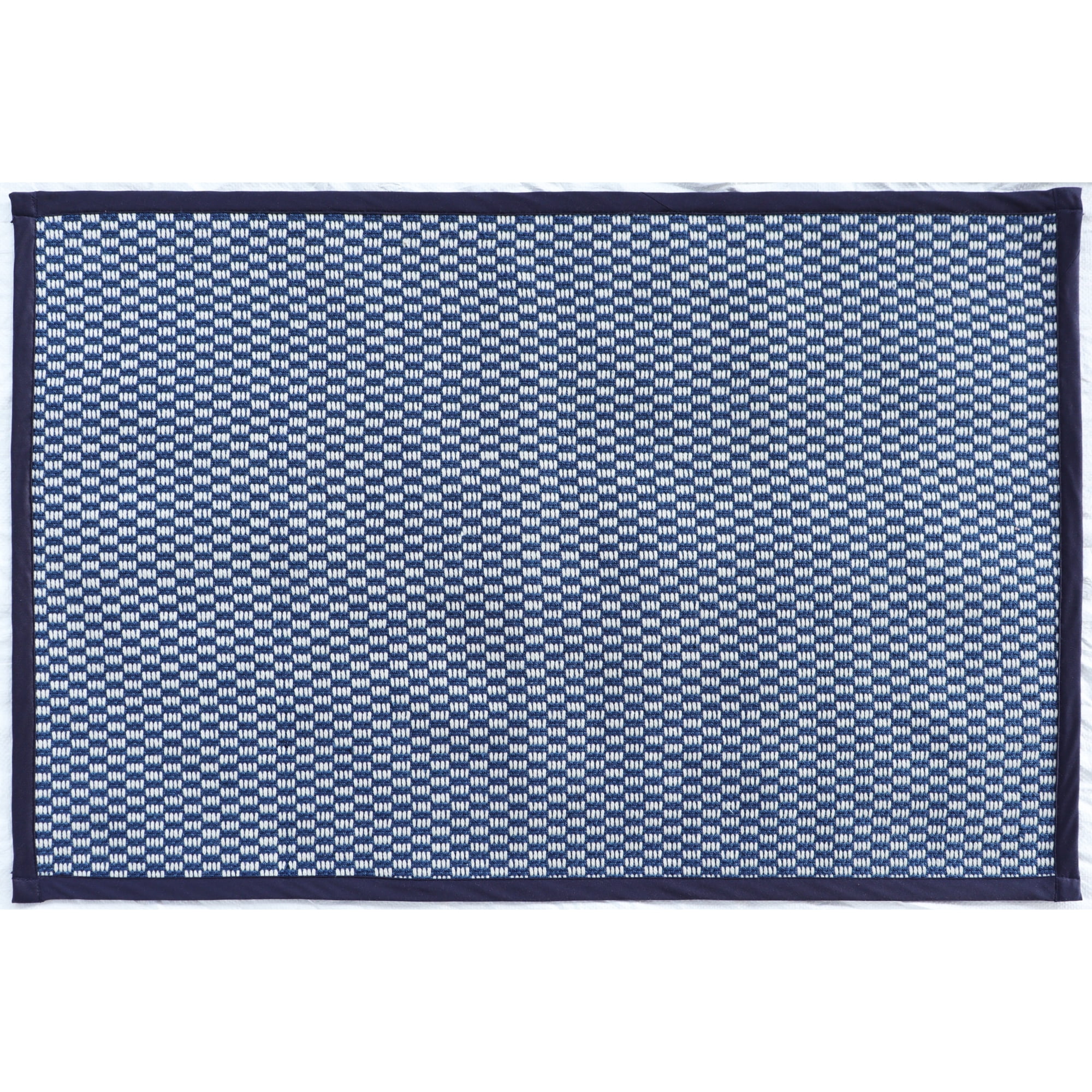 Click here for Home Decor Inc. Navy Blue Geometric Indoor Rug - 2... prices