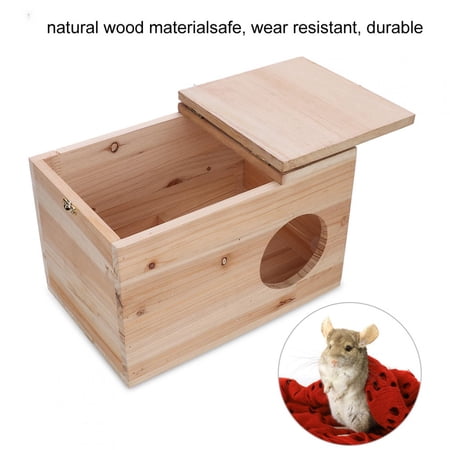 Hilitand Wood Nesting House, Humanized Shape Design Pet Breeding Box ...