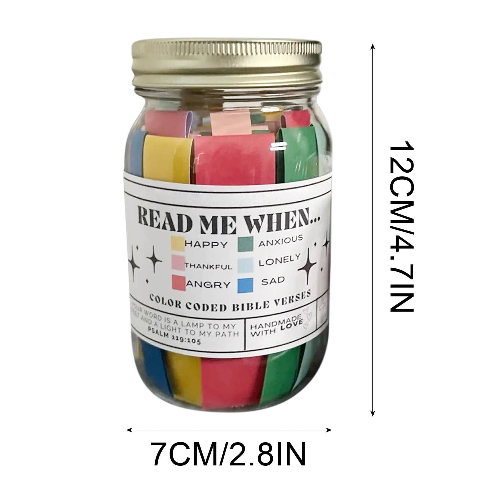 Emotional Bible Verses Jar - Color Coded Christian Australia | Ubuy