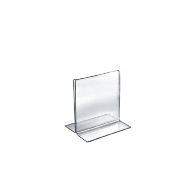 Azar 112740 3.5" W x 2.5" H L-Shaped Acrylic Sign Holder, 10Pack ...