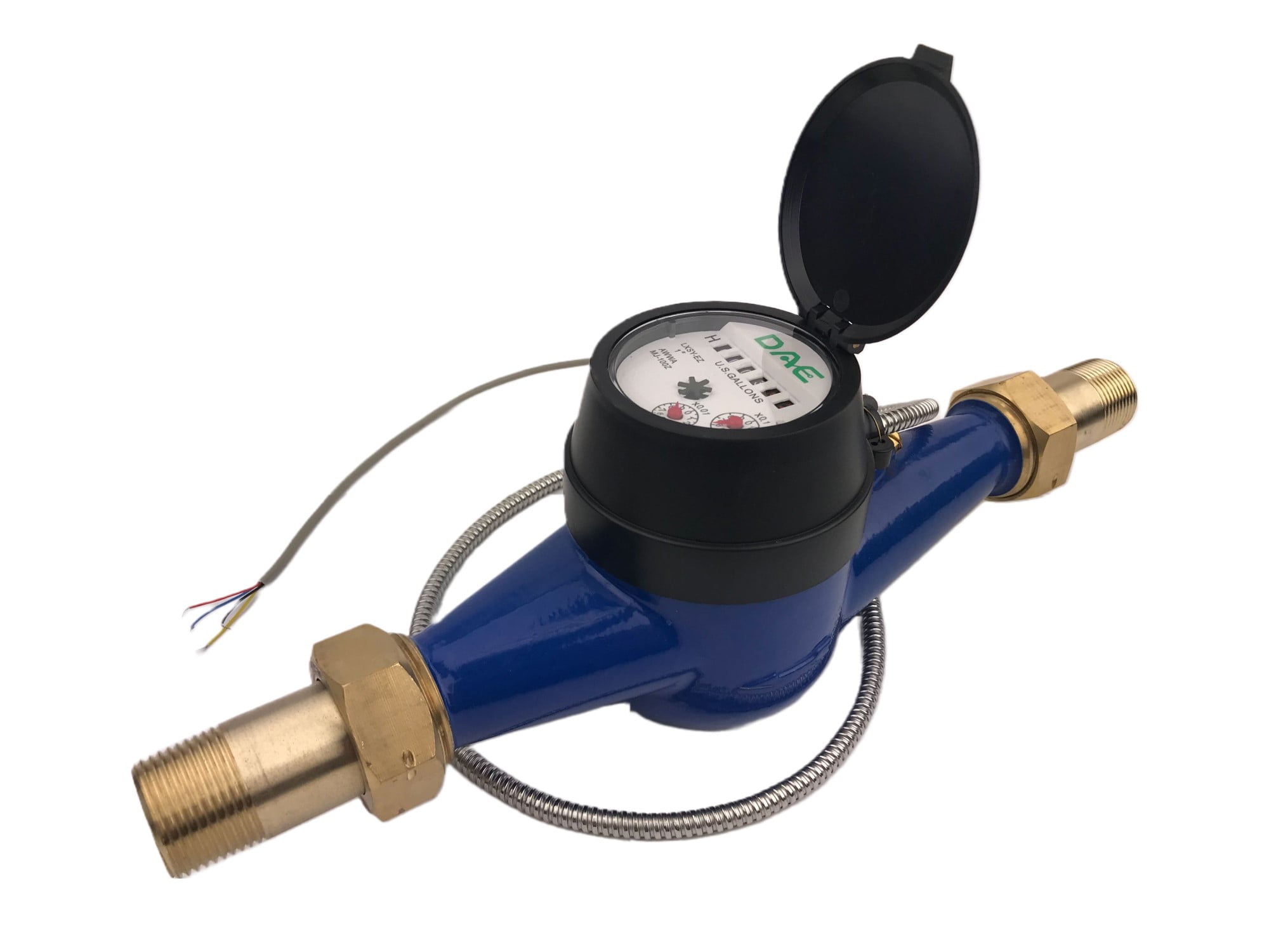 DAE MJ-100z 1" Encoded Water Meter with RS485 communication, IP68, NPT ...