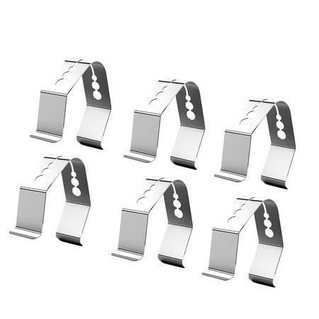 6pcs Barbecue Thermometer Probe Holders Probe Clip; Barbecue Stainless ...