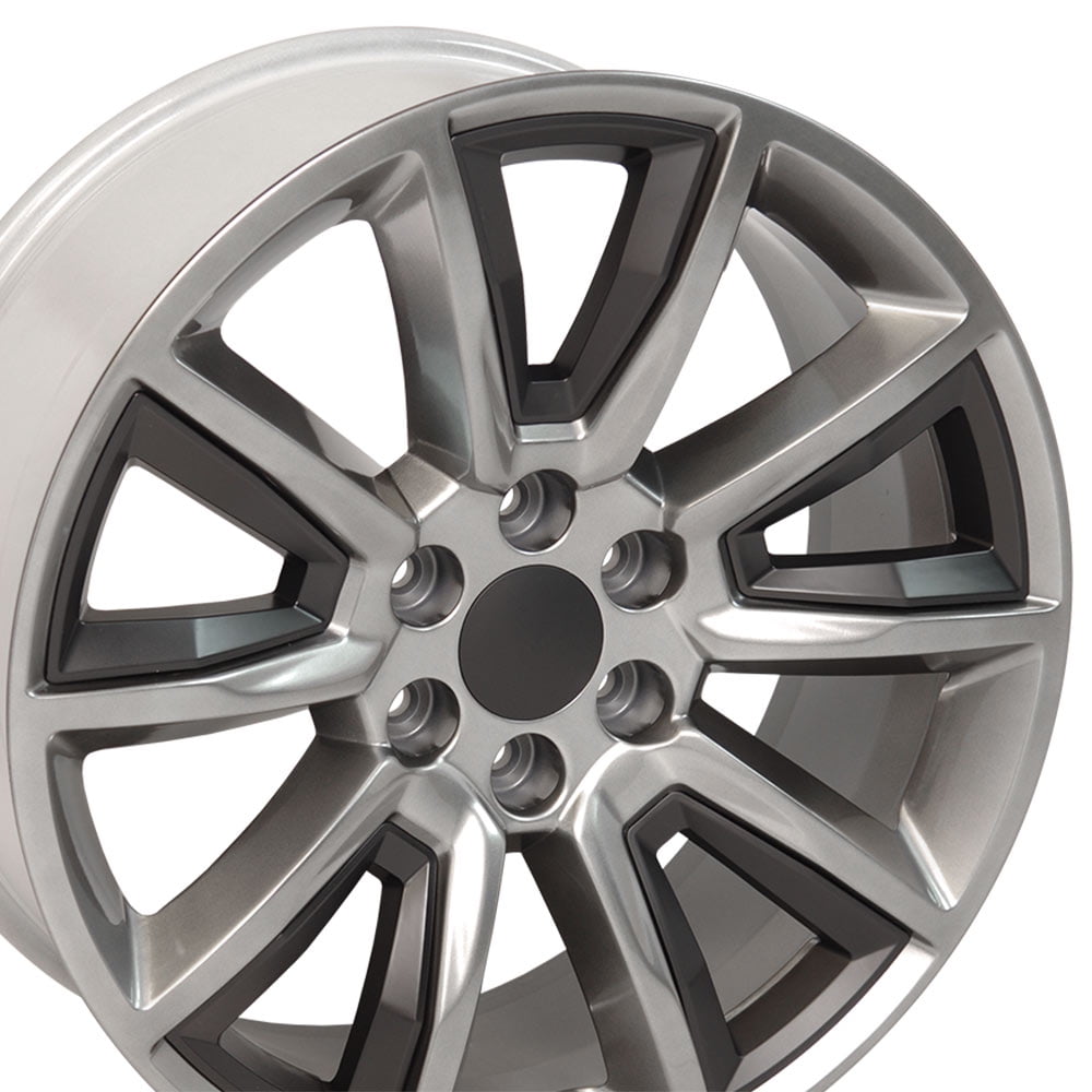 Buy OE Wheels 22 Inch | Fit Chevy Silverado Tahoe | GMC Sierra Yukon | Cadillac Escalade | CV73B ...