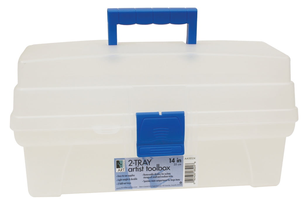 Art Alternatives Artist 2-Tray Toolbox - Walmart.com