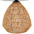 Congo 29" Contemporary Rattan Table Lamp in Natural Rope Rattan, Matte ...