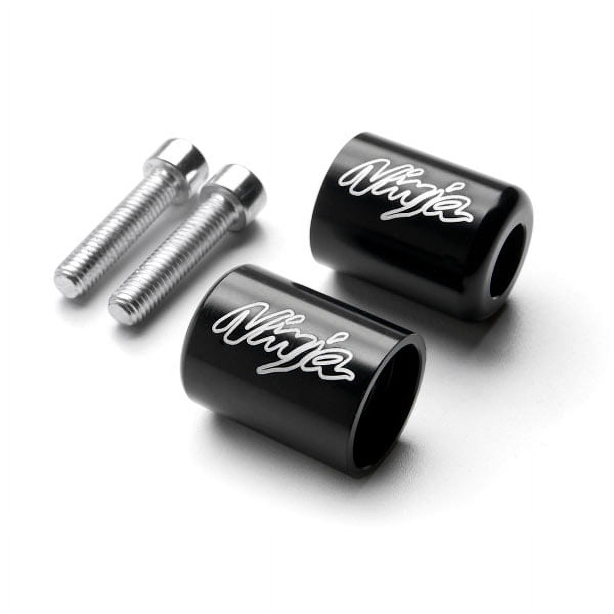 Click here for Krator Black Bar Ends Logo Hand Grips Handlebar En... prices