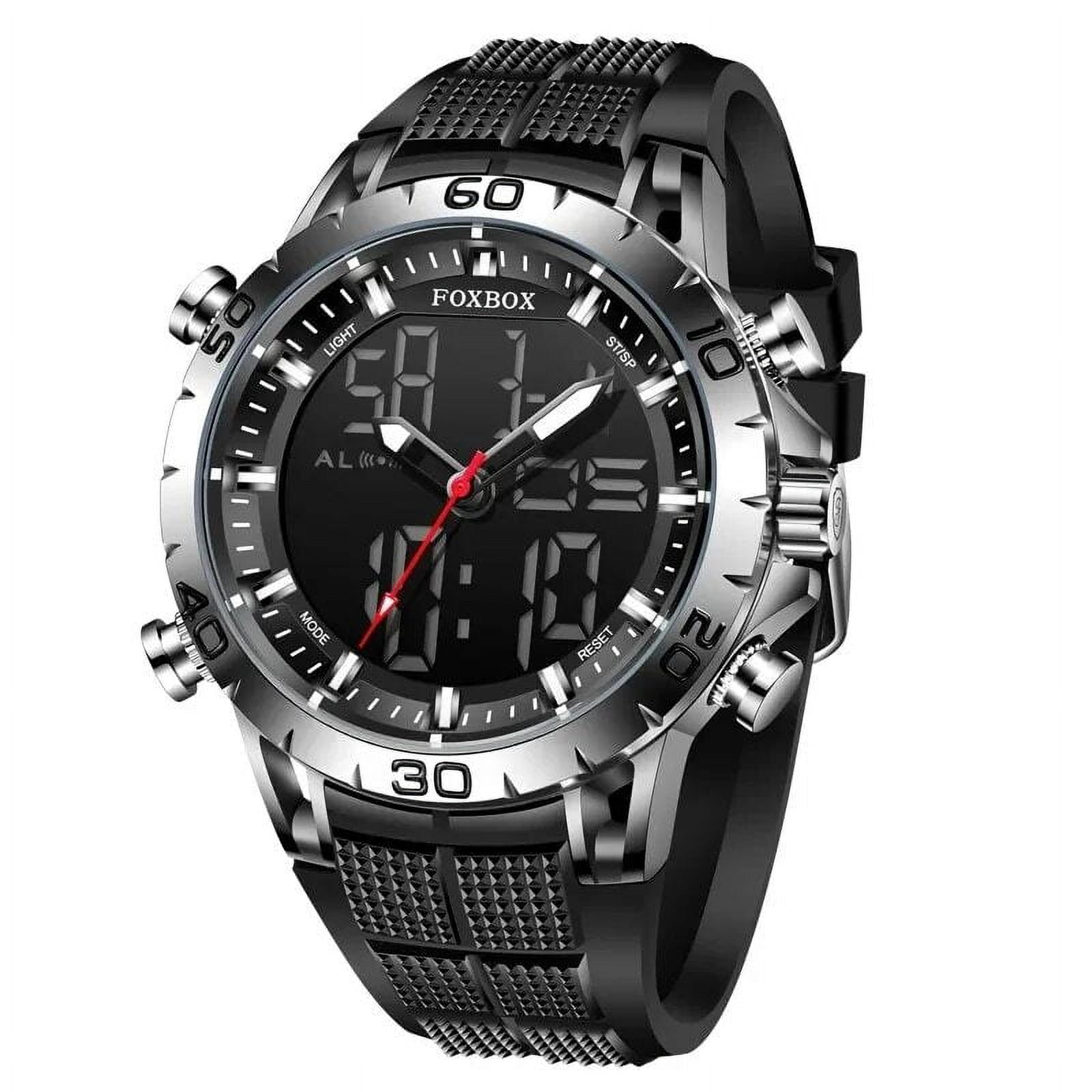 Reloj Foxbox Sport Luxury Con Cuarzo De Doble Pantalla Para | Walmart ...