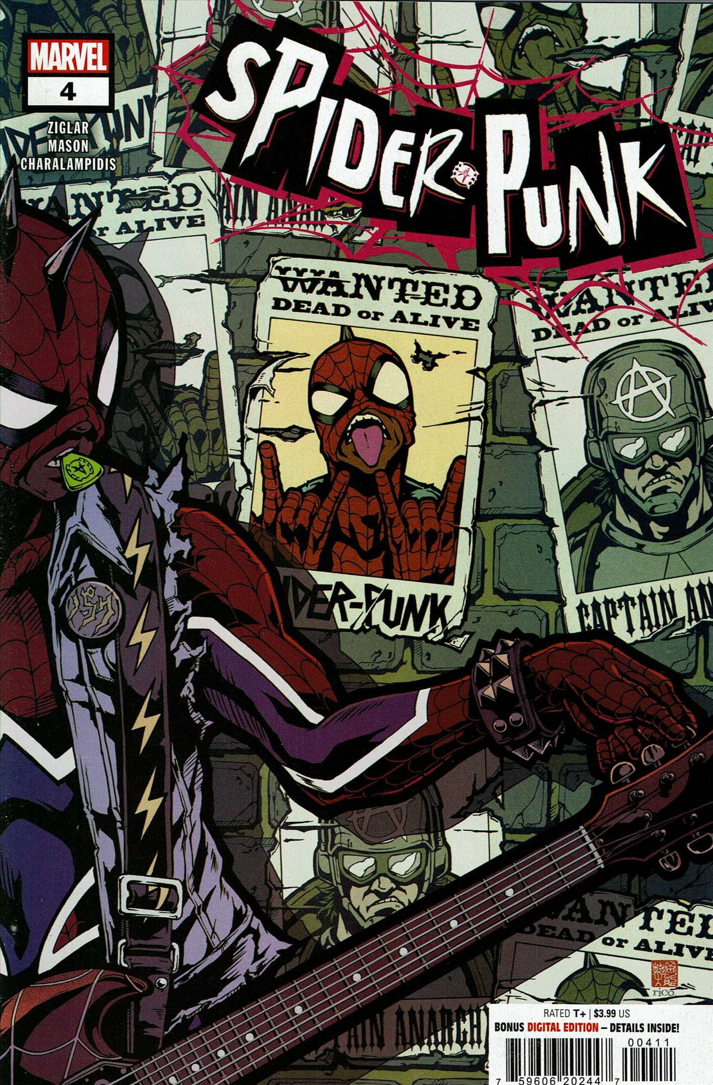 Spider-Punk #4 VF ; Marvel Comic Book - Walmart.com
