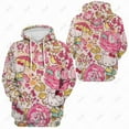 Hello Kitty Print Women Comfy Pure Hoodies Autumn Hooded Sweatshirt ...