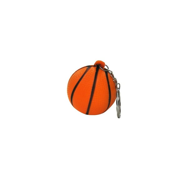 Mini Basketball Car Keyring Ball Keychain Foam Key Chain Ring Purse ...