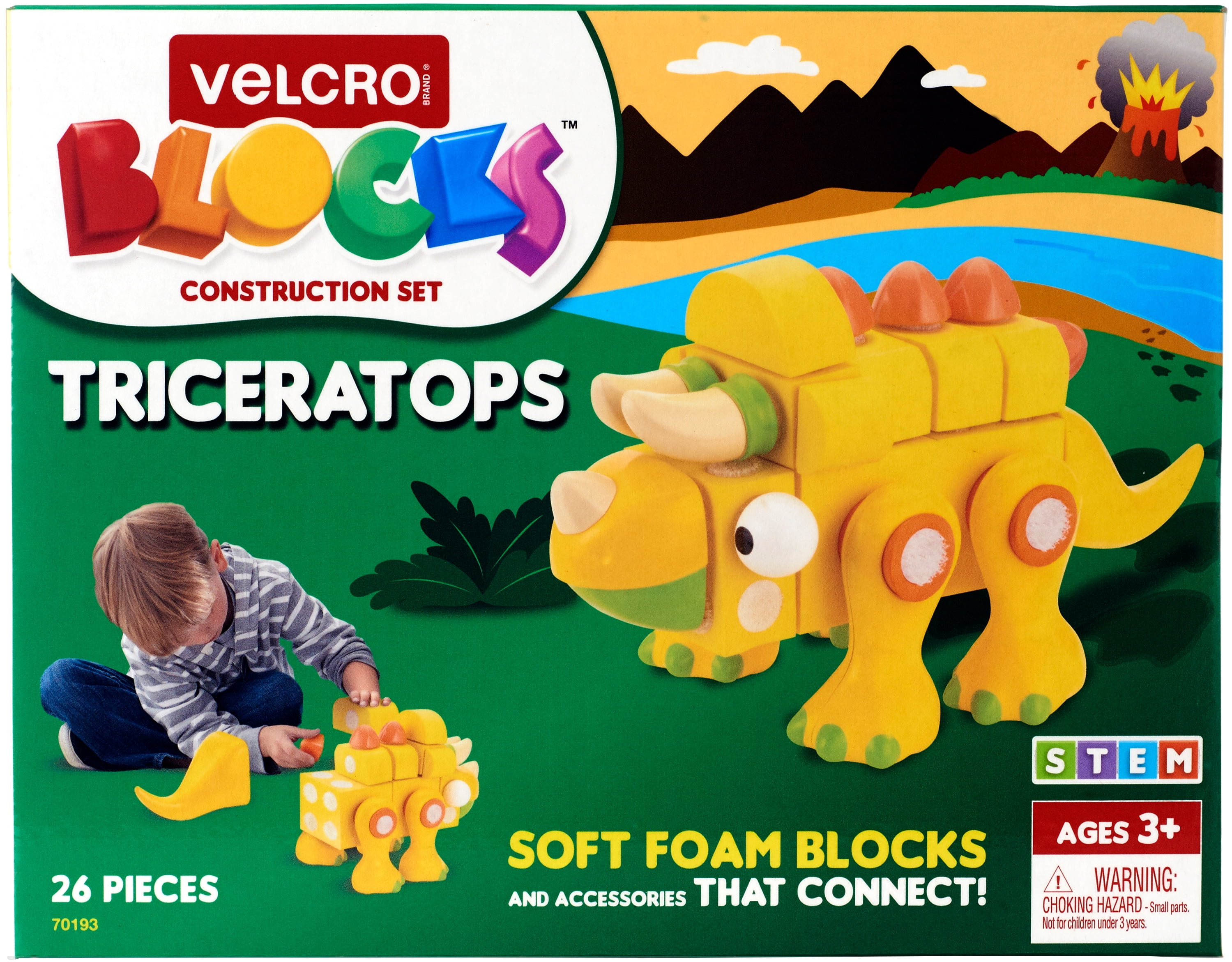 Velcro(R) Blocks(Tm) Construction Set-Triceratops | Walmart Canada