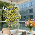 Artificial Hanging Flowers Outdoor Fall Decor Realistic Mums for Porch ...