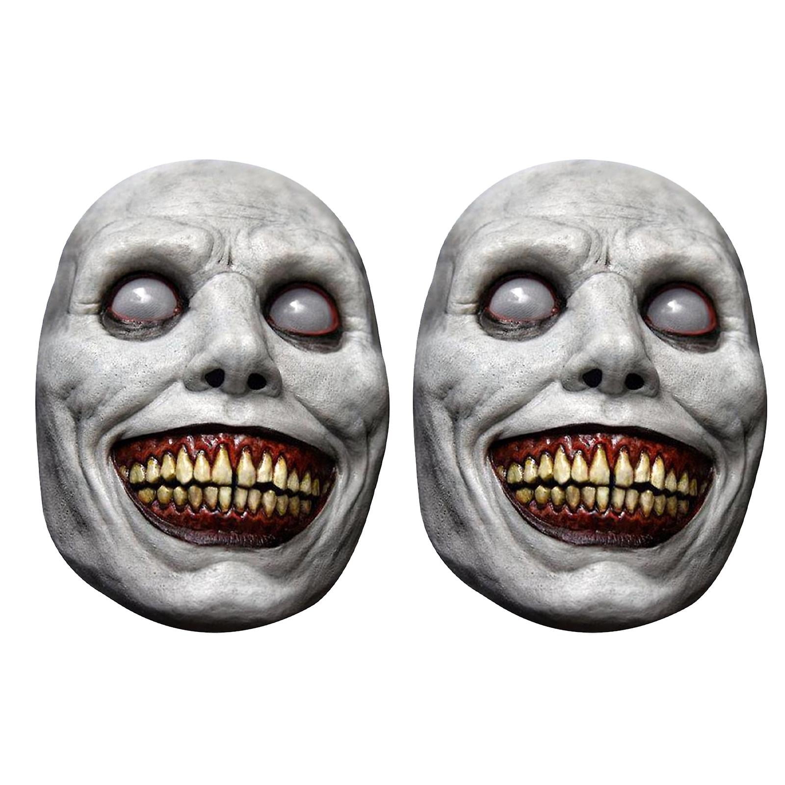 Máscara de terror para cosplay, espeluznante cara arrugada, fiesta de ...