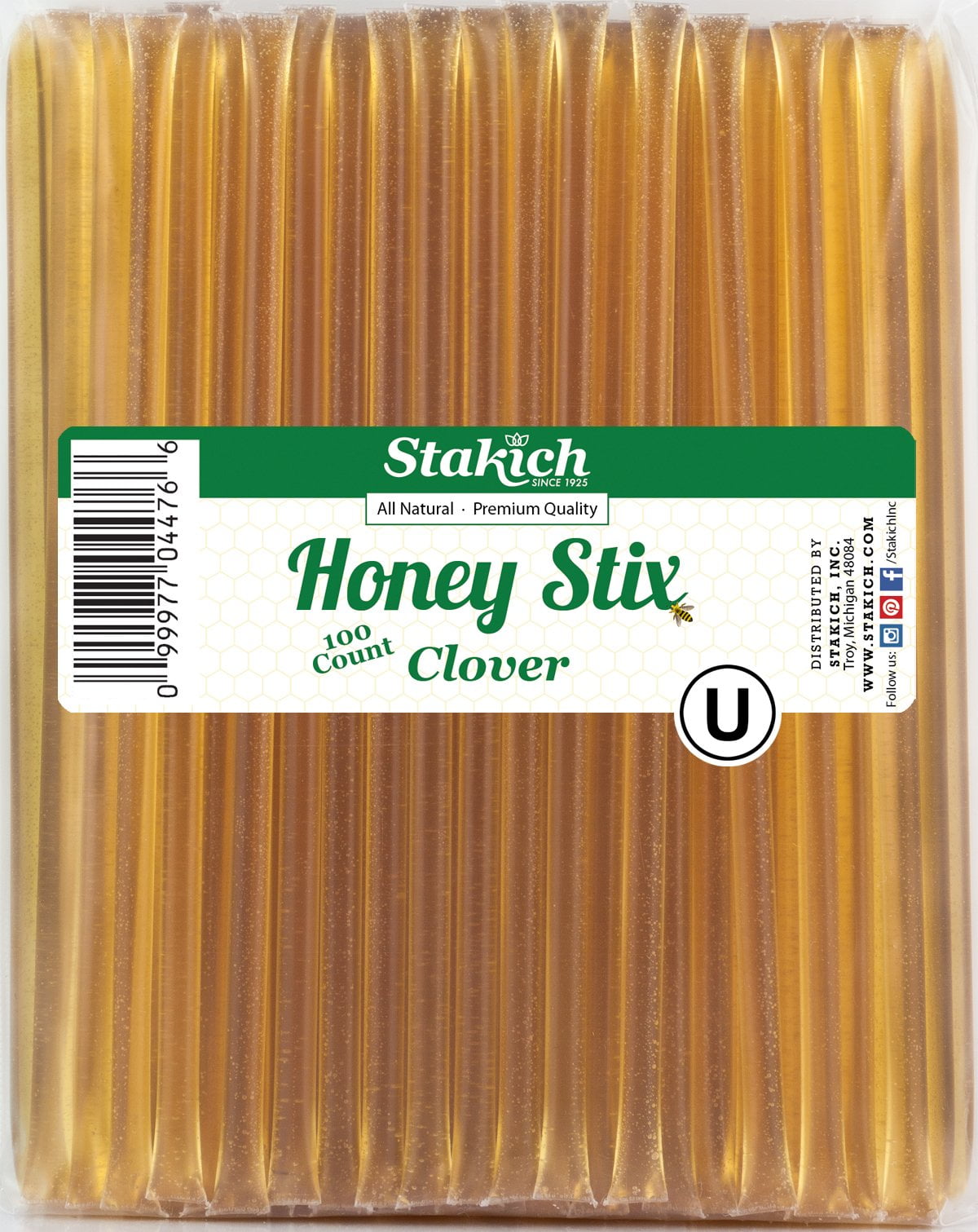 Stakich Clover Honey Stix, 100 Ct - Walmart.com