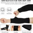 Minzimin 4 Pair Protective Arm Sleeves for Thin Skin Anti-Cut Burn ...