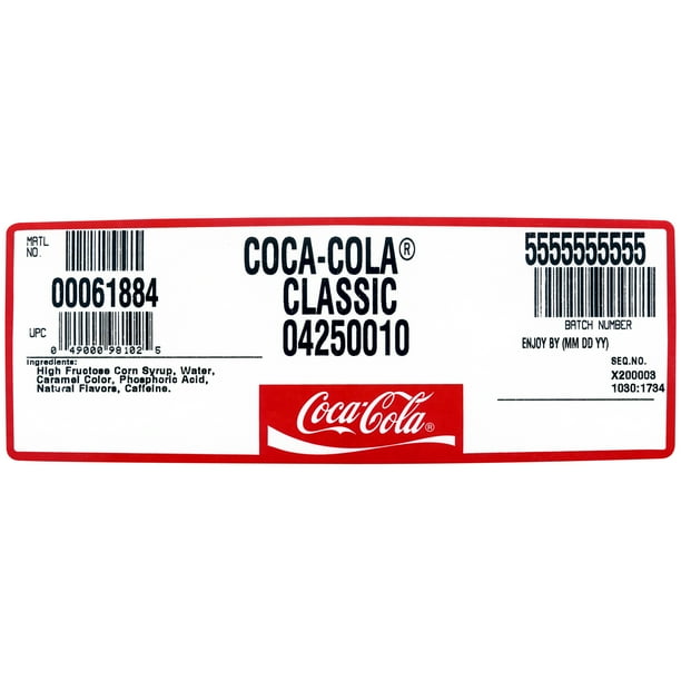 Coca-Cola Classic Fountain Syrup Bib, 5 Gallon - Walmart.com - Walmart.com