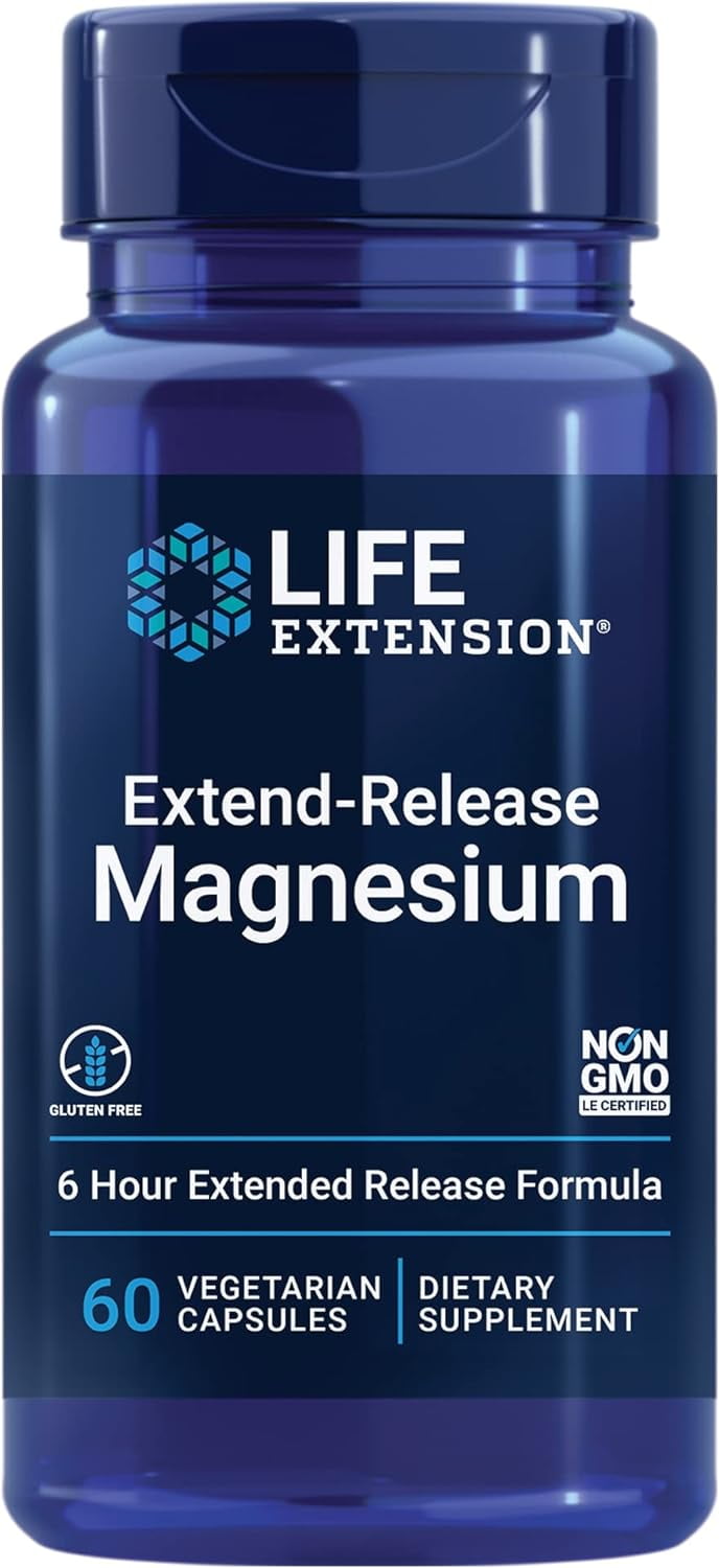 Life Extension | Extend-Release Magnesium, 60 vegetarian capsules ...