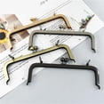 1-5Pcs 20/25cm Purse Frame Kiss Clasp Metal Square Smooth Handles For ...