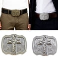 Crosses Design Belt Buckle in Alloys Materials with Decorative Patterns ...