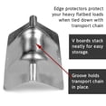 DC Cargo Mall Steel Edge Protector for Flatbed Chain | V Board Trailer ...