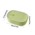Hiroekza Food Safe Silicone Lunch Box 1000ml Microwave Vent Heat Safe ...