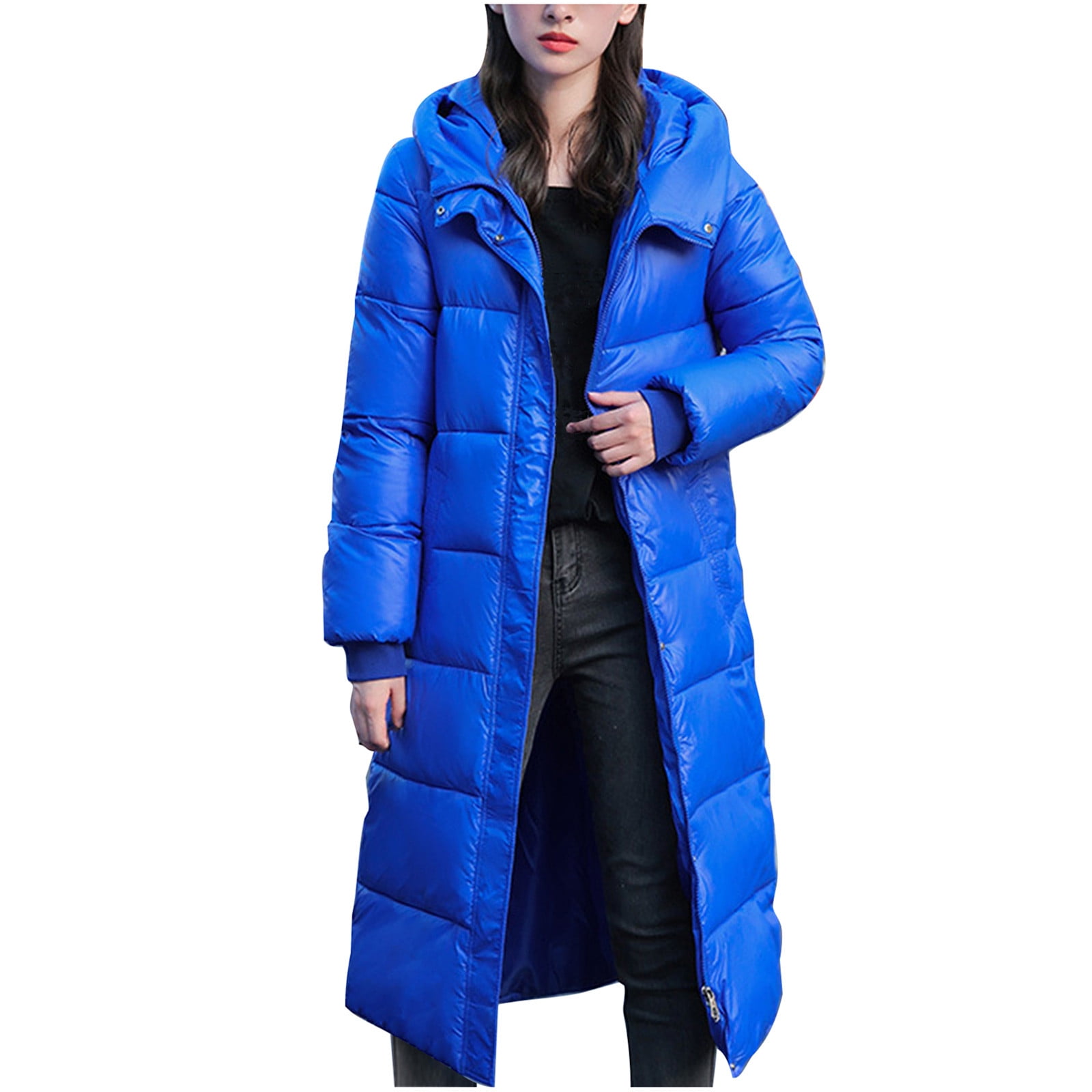 Click here for Yuyuzo Long Puffer Jackets For Women Hooded Stand... prices