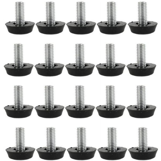 EASTIN 20Pack Furniture Leveling Feet M8 x 24MM Thread Adjustable Table ...