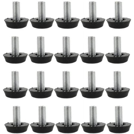 EASTIN 20Pack Furniture Leveling Feet M8 x 24MM Thread Adjustable Table ...
