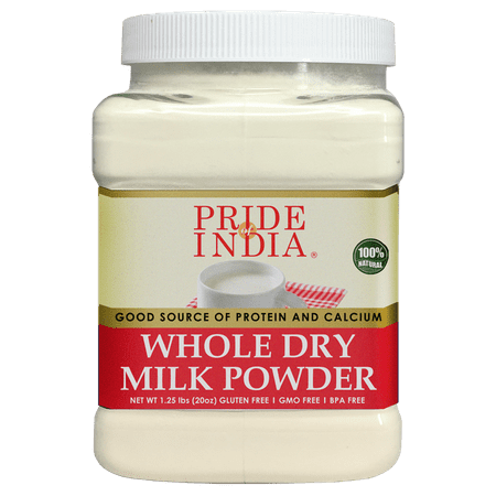 Pride Of India - Whole Dry Milk Powder - Protein & Calcium Rich - 1.25 ...