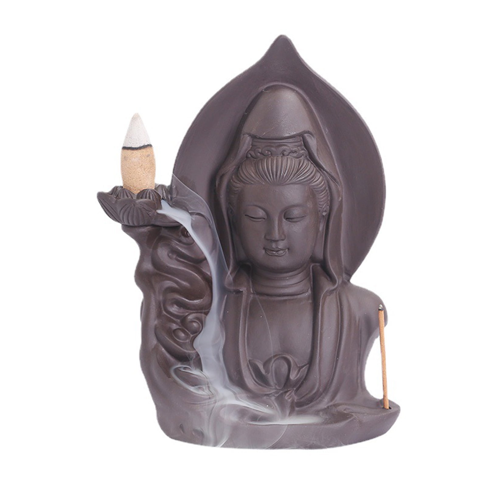 Yoone Backflow Censer Classical Heat-Resistant Reusable Buddhism Style ...
