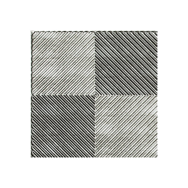 Fasade - Quattro Crosshatch Silver Decorative Wall Panel - Fast and ...