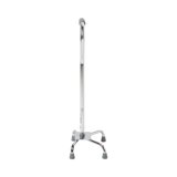 McKesson Chrome Steel Large Base Quad Cane, Adjustable Height 29" to 37 ...