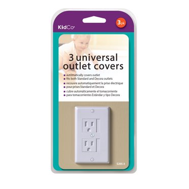 Safe-Plate Outlet Cover - Multipack - White, 3 count - Walmart.com