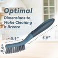 2 Packs Small Brushes for Cleaning, Stiff Bristle Grout Scrub Brushes ...