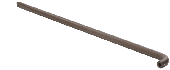 CRL-U.S. Aluminum PR0332236 Bronze Astral II Solid Push Bar for 33 ...