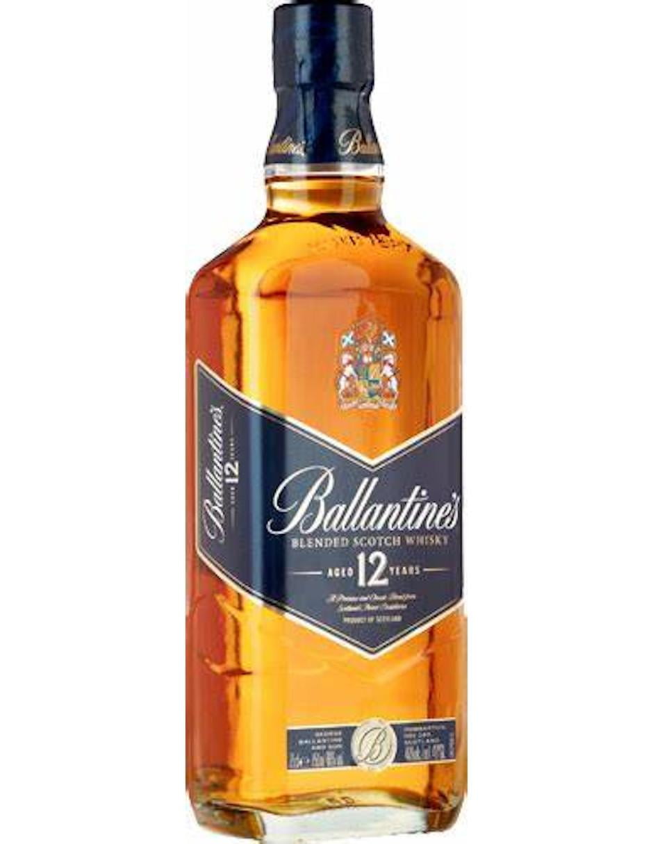 Pack de 12 Whisky Ballantine´s 12 años de 750ml Ballantine´s 12 años ...