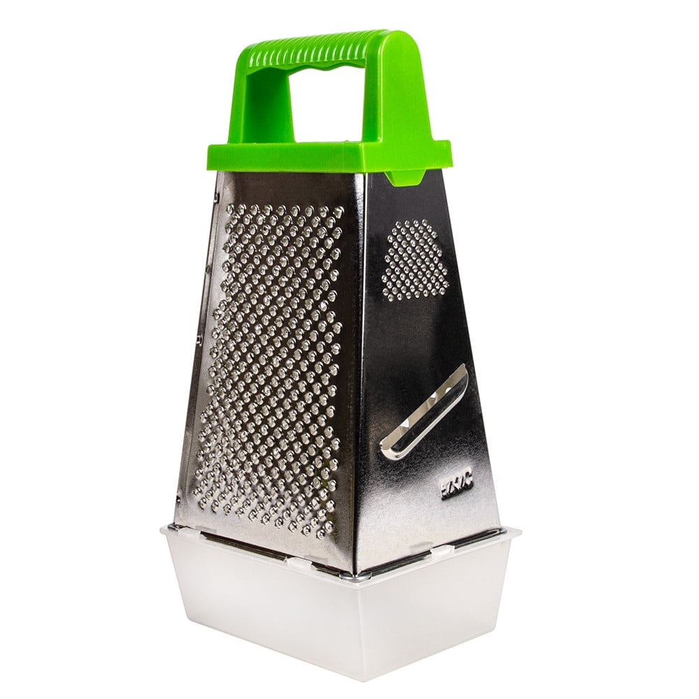 Cheese Grater for Kitchen Pyramid Grater with Container 7.87-inch ...