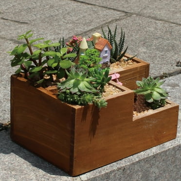 Greenstone Robusto Rectangular Cedar Planter - Walmart.com