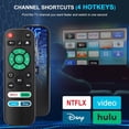 2 Pack Backlit Remote Control Only for Roku TV, Fit for TCL/Onn/Hisense ...
