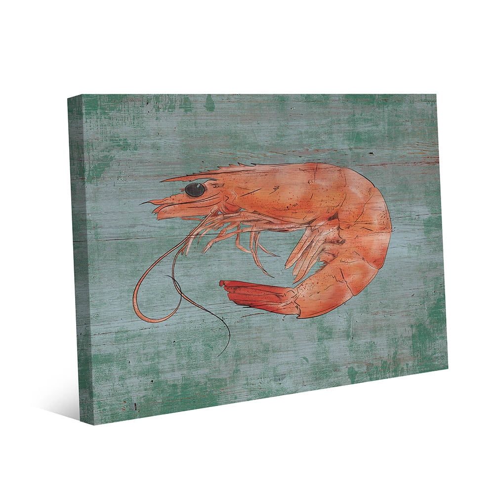 Fresh Shrimp|16" x 20" Canvas wall art - Walmart.com