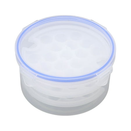 Round Ice Tray With Lid, Easy Release 51 Grid Ice Ball Maker Model For ...